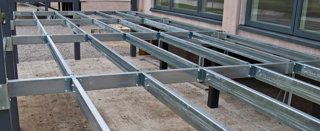 Galvanised Steel Deck Frame – Lifetime Composite